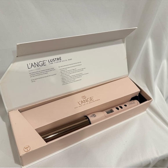 Lange | Accessories | Lange Lustre 32mm Titanium Digital Curling Wand ...